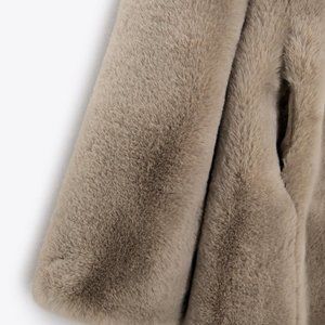 Zara | Jackets & Coats | Zara Faux Fur Coat | Poshmark